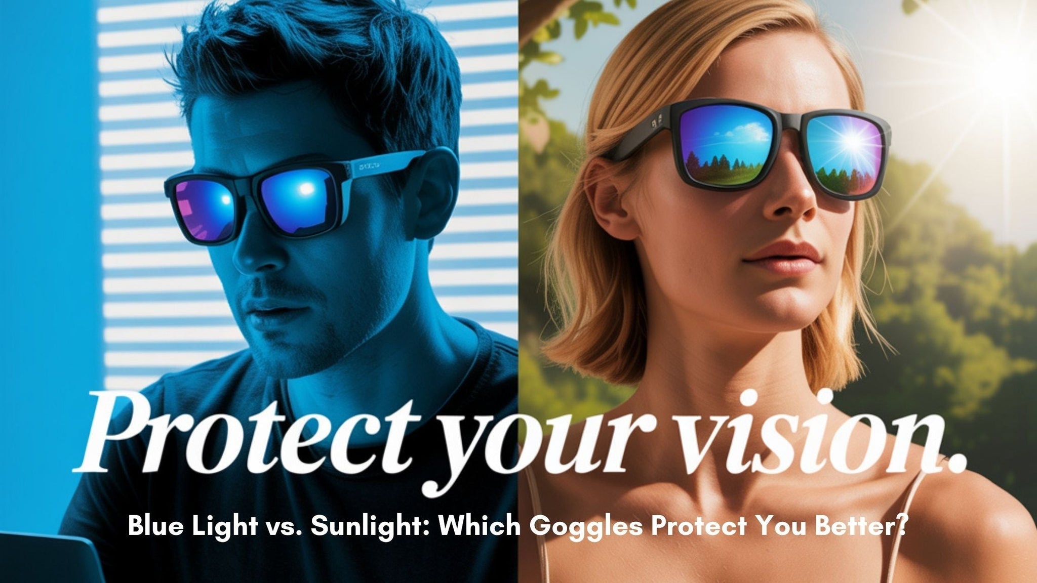 Best Goggles for Blue Light vs. Sunlight Protection