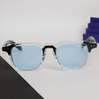 Buy Kingsman Clear Blue Square Sunglasses - Sunglassic
