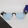 Buy Kingsman Clear Blue Square Sunglasses - Sunglassic