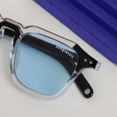 Buy Kingsman Clear Blue Square Sunglasses - Sunglassic