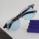 Buy Kingsman Clear Blue Square Sunglasses - Sunglassic
